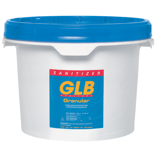 GLB 25 lb Stabilized Granular Chlorine (Dichlor. 56%), 71222 GLB 25 lb Stabilized Granular Chlorine (Dichlor. 56%), 71222